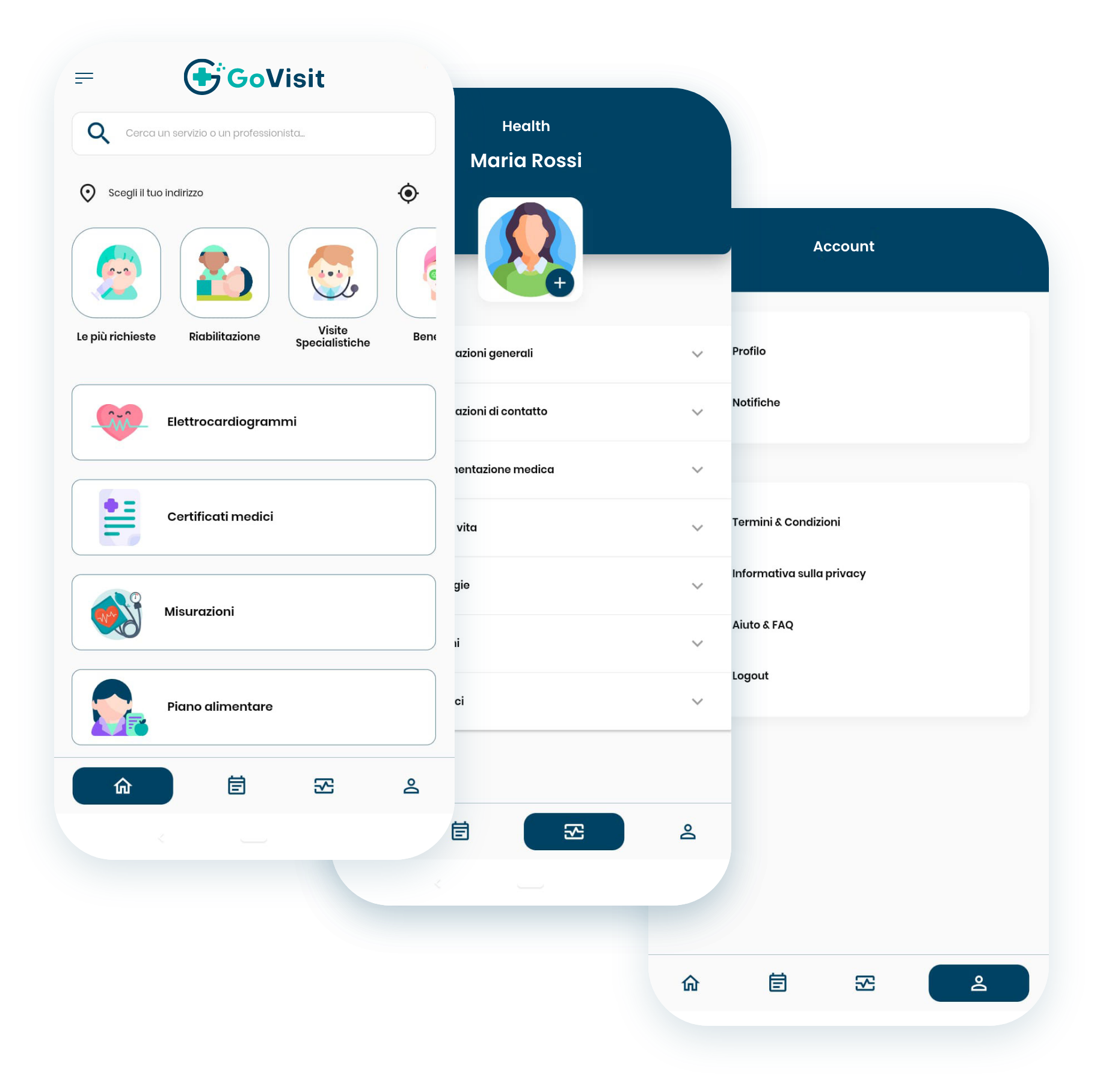 GoVisit App - GoVisit - La tua salute a portata di un click